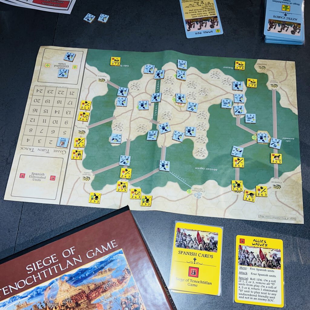 Spielhilfe: Siege of Tenochtitlan - Brettspielkasper